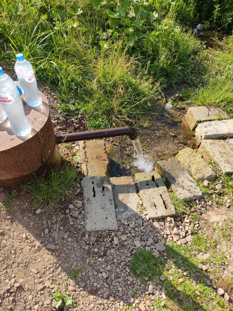 Pınar, çay Spring, stream, Çeliabinskaya oblastı, foto