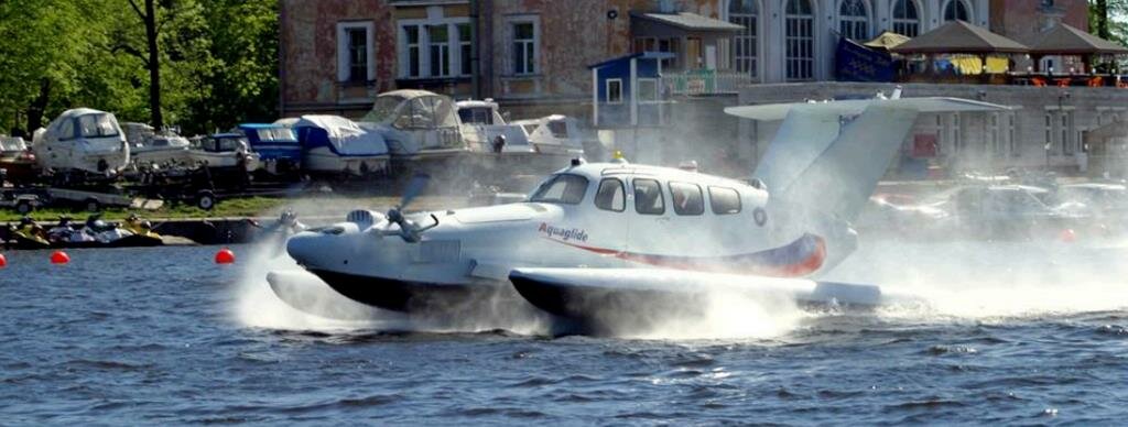 Teknoloji anıtı Экраноплан Акваглайд-5, Nijni Novgorod, foto