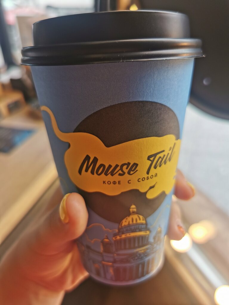 Kahve dükkanları Mouse Tail, Saint‑Petersburg, foto