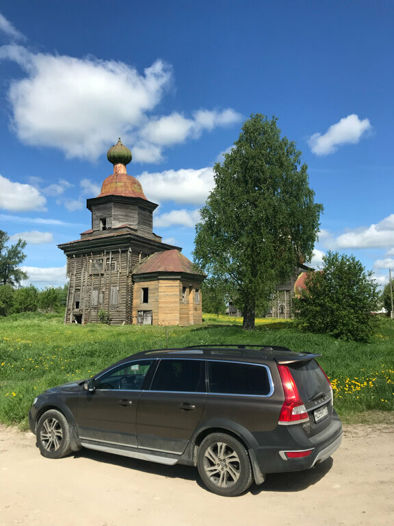 Ortodoks kiliseleri Tserkov Sreteniya Gospodnya V Arkhangelo, Arhangelskaya oblastı, foto