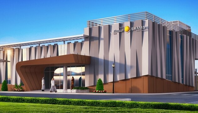 Enerji kurumları Shams Power Company, Abu Dabi, foto