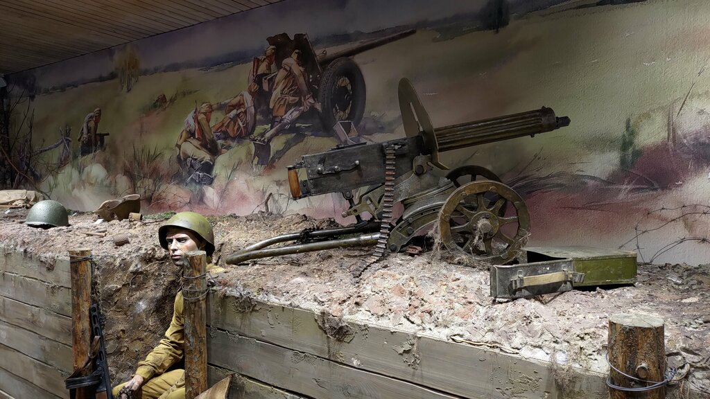 Anıt, heykel Оштинский рубеж обороны, Vologodskaya oblastı, foto