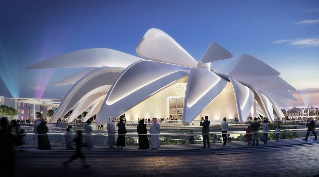 Turistik yerler UAE Pavilion, Dubai, foto