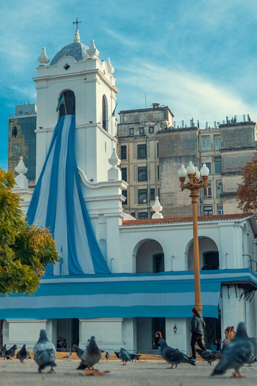 Turistik yerler Pirámide de Mayo, Buenos Aires, foto