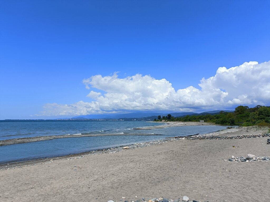 Plaj Пляж, Gulripş Bölgesi, foto