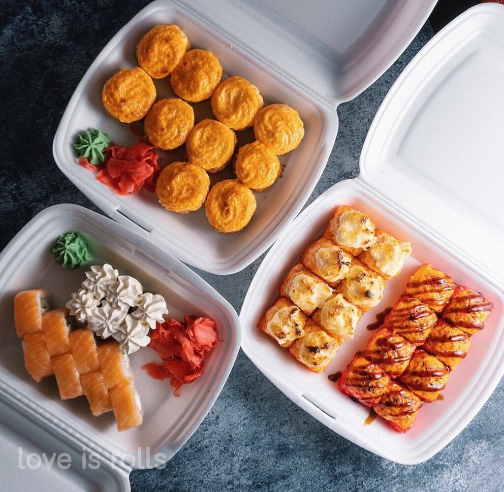 Suşi ve asya ürünleri Love is rolls, Vladikavkaz, foto