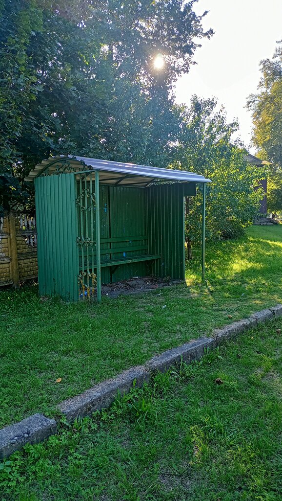 Toplu taşıma durağı Public transport stop, Brestskaya oblastı, foto