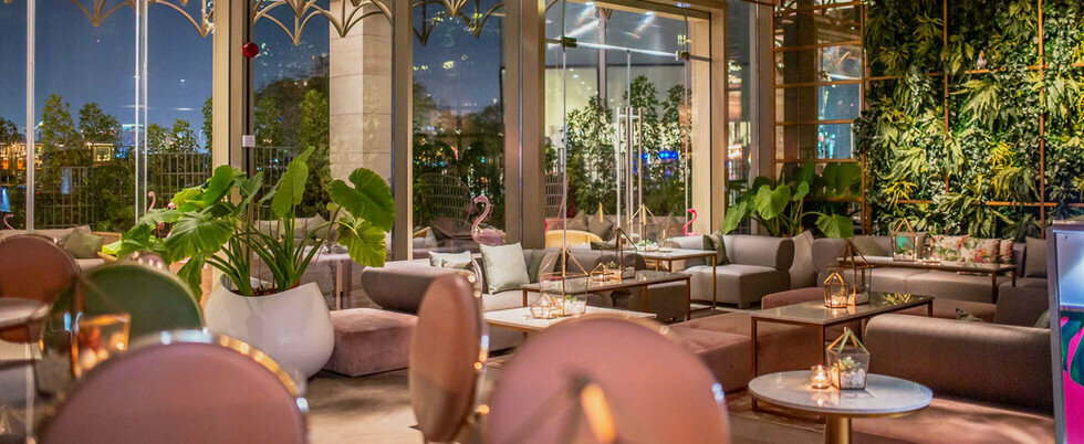 Restoran Mezzaluna, Dubai, foto