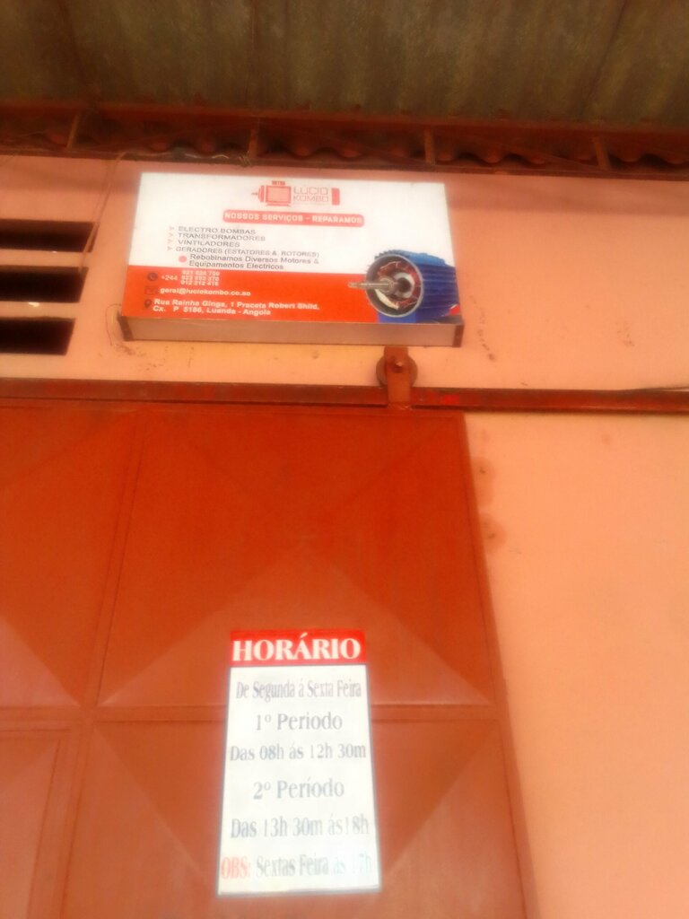 Beyaz eşya servisleri Lucio Kombo Electro Bobinador, Loanda, foto