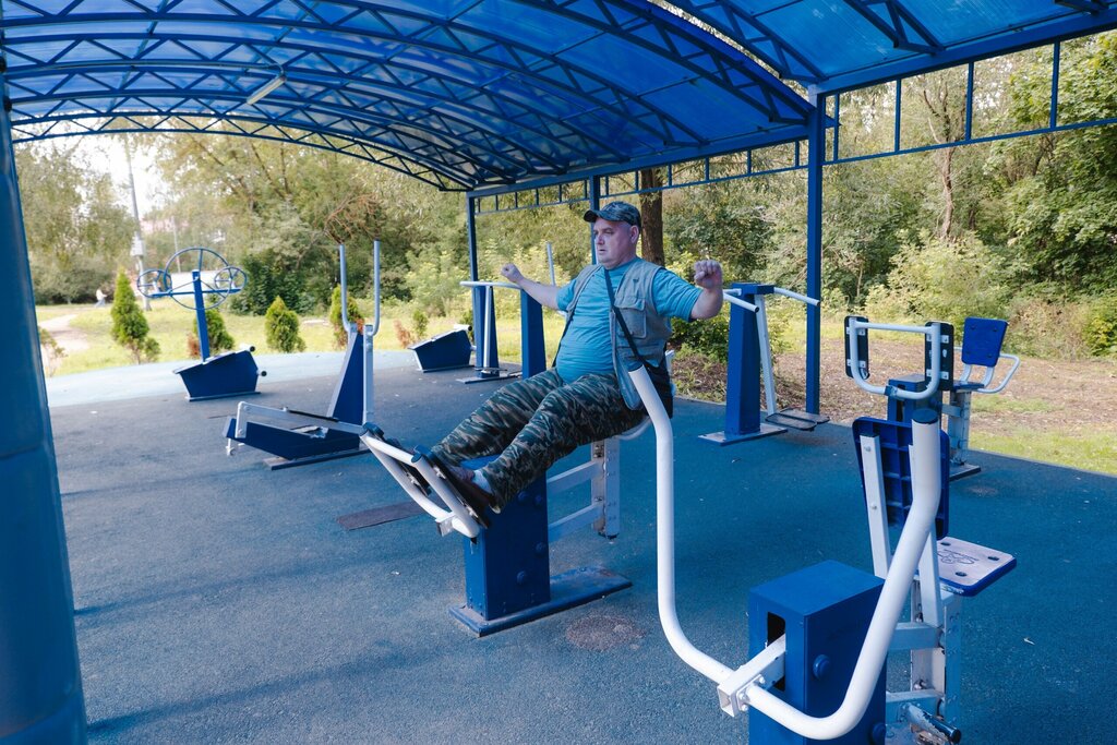 Spor alanı Площадка уличных тренажеров, Klin, foto