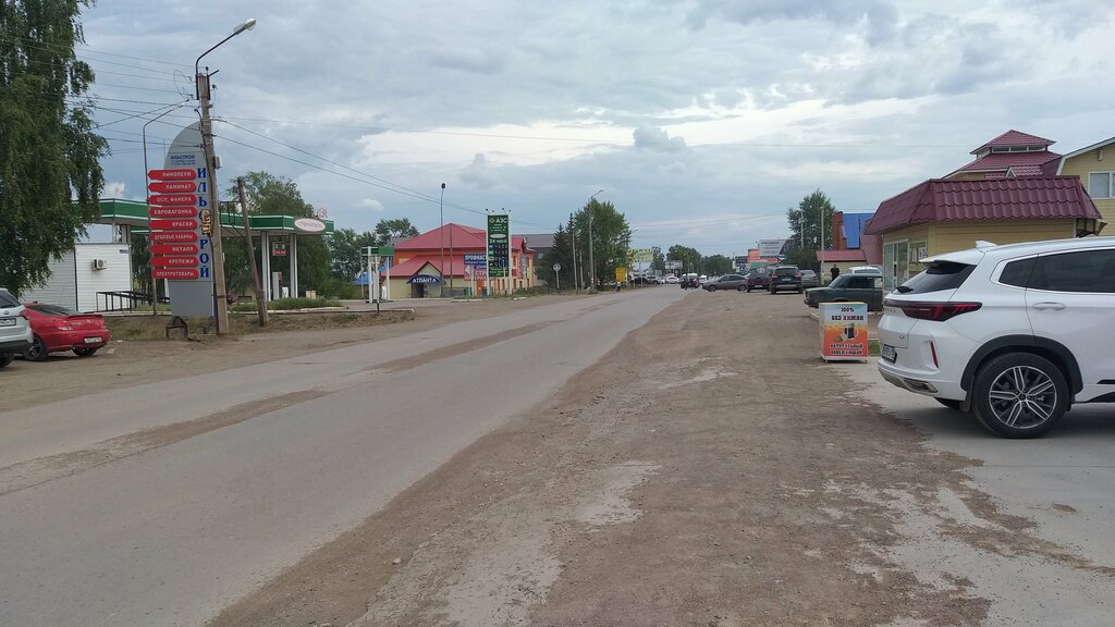 Benzin istasyonu Строитель, Başkurdistan, foto