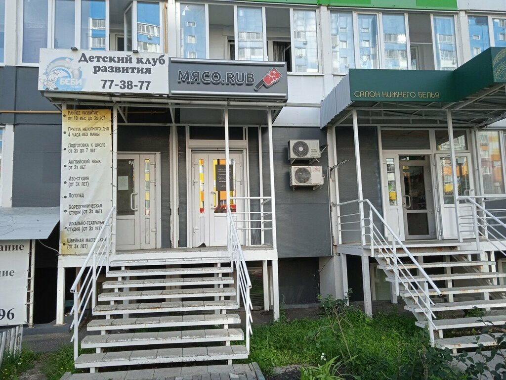 Kasap, şarküteri Мясо. Rub, Penzenskaya oblastı, foto