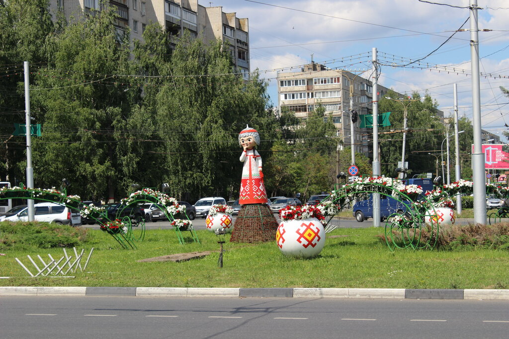 Anıt, heykel 550 лет Чебоксарам, Cheboksary, foto