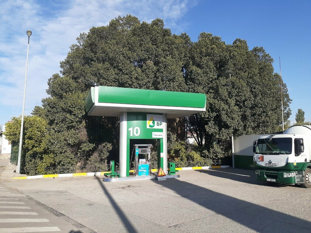 Benzin istasyonu Bishkek Petroleum, Çuy ili, foto