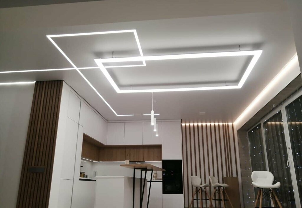 Tavan sistemleri Stretch ceilings Private master, Odintsovo, foto