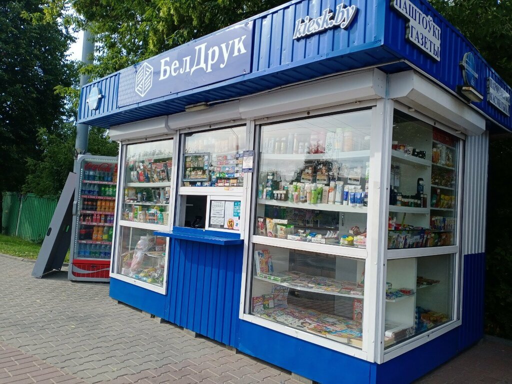 Gazete bayi Гроднооблсоюзпечать, Grodno, foto