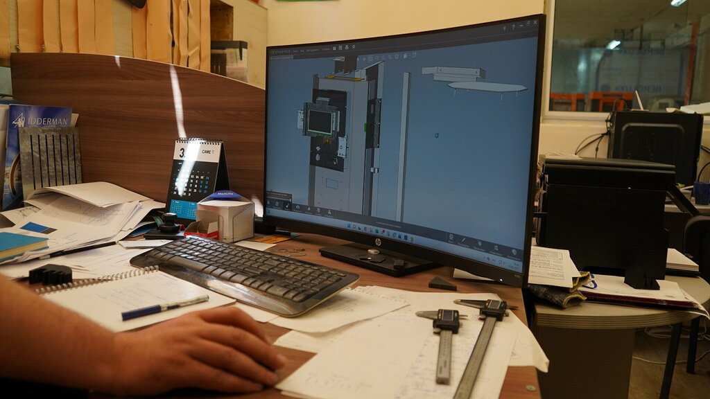 Lazer çalışmaları PC Tts, Moskova, foto