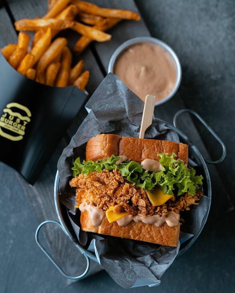 Kafe Just Burger, Abu Dabi, foto