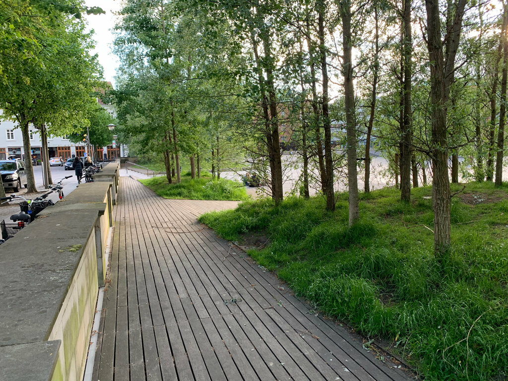 Turistik yerler Bispetorvet, Aarhus, foto