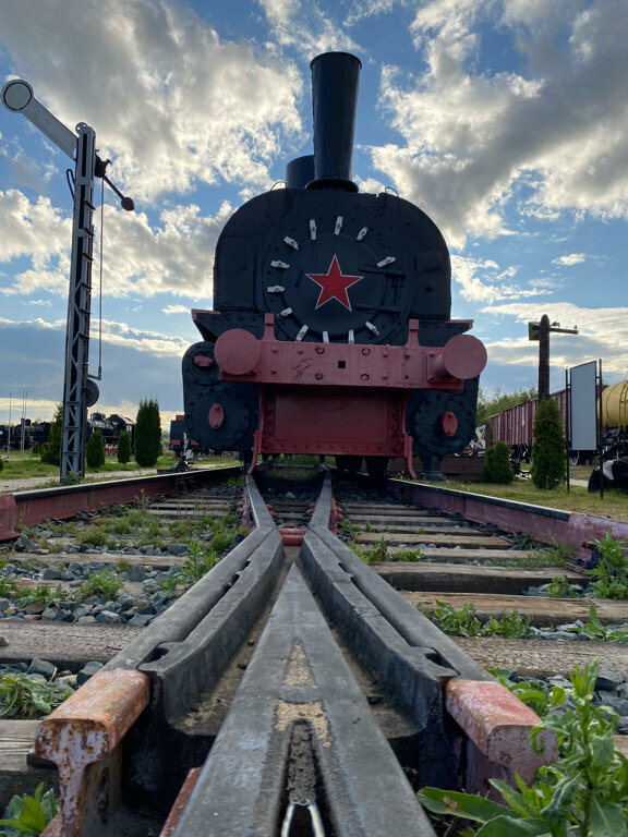 Teknoloji anıtı Паровоз Ьвн 9773, Nijni Novgorod, foto