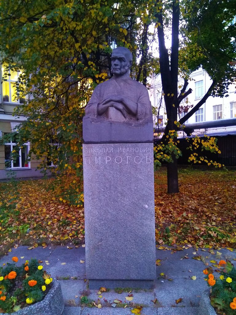 Anıt, heykel Н. И. Пирогов, Moskova, foto