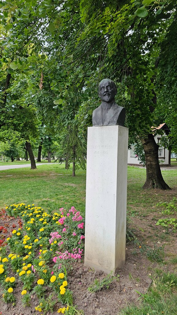 Anıt, heykel Стеван Стоянович Мокраняц, Belgrad, foto