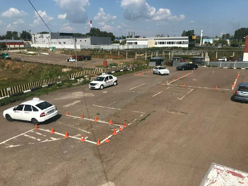 Ehliyet sınav alanı Площадка для вождения, Neftekamsk, foto