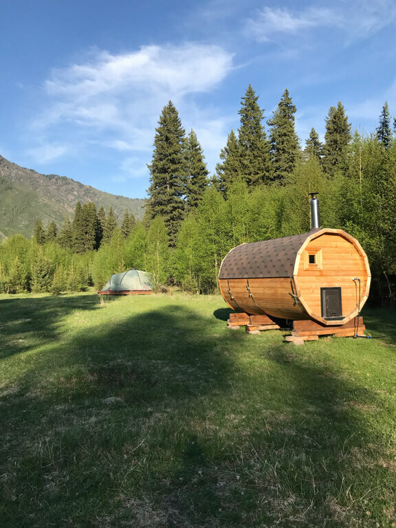 Kamp alanları Тихий островок, Altay Cumhuriyeti, foto