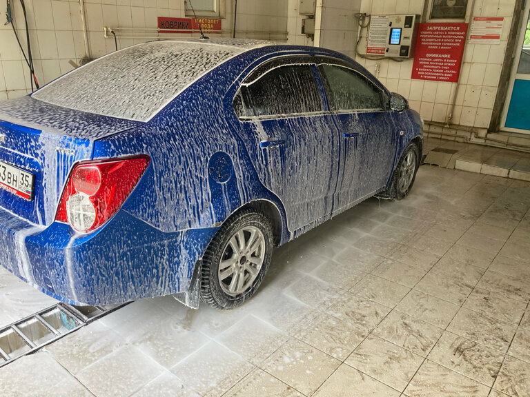 Oto yıkama Автомойка, Vologodskaya oblastı, foto