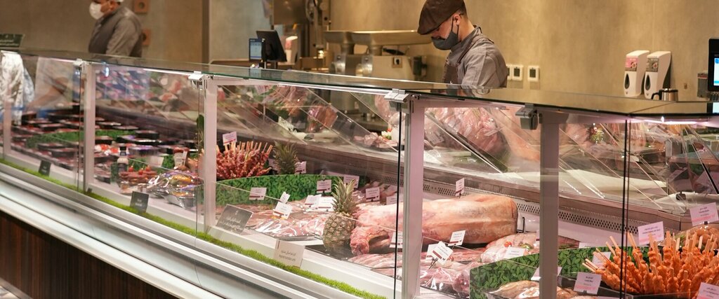 Kasap, şarküteri Al Farah Gourmet, Abu Dabi, foto