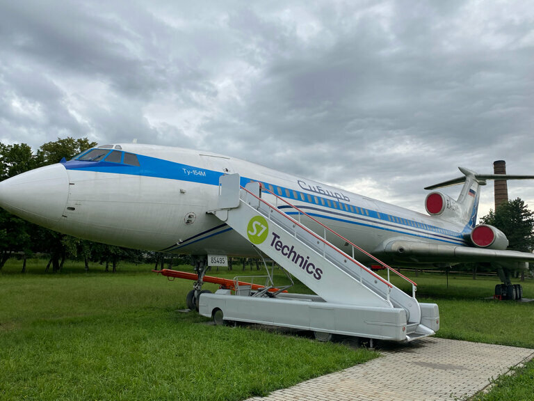 Teknoloji anıtı Самолёт Ту-154, Mineralniye Vodi, foto