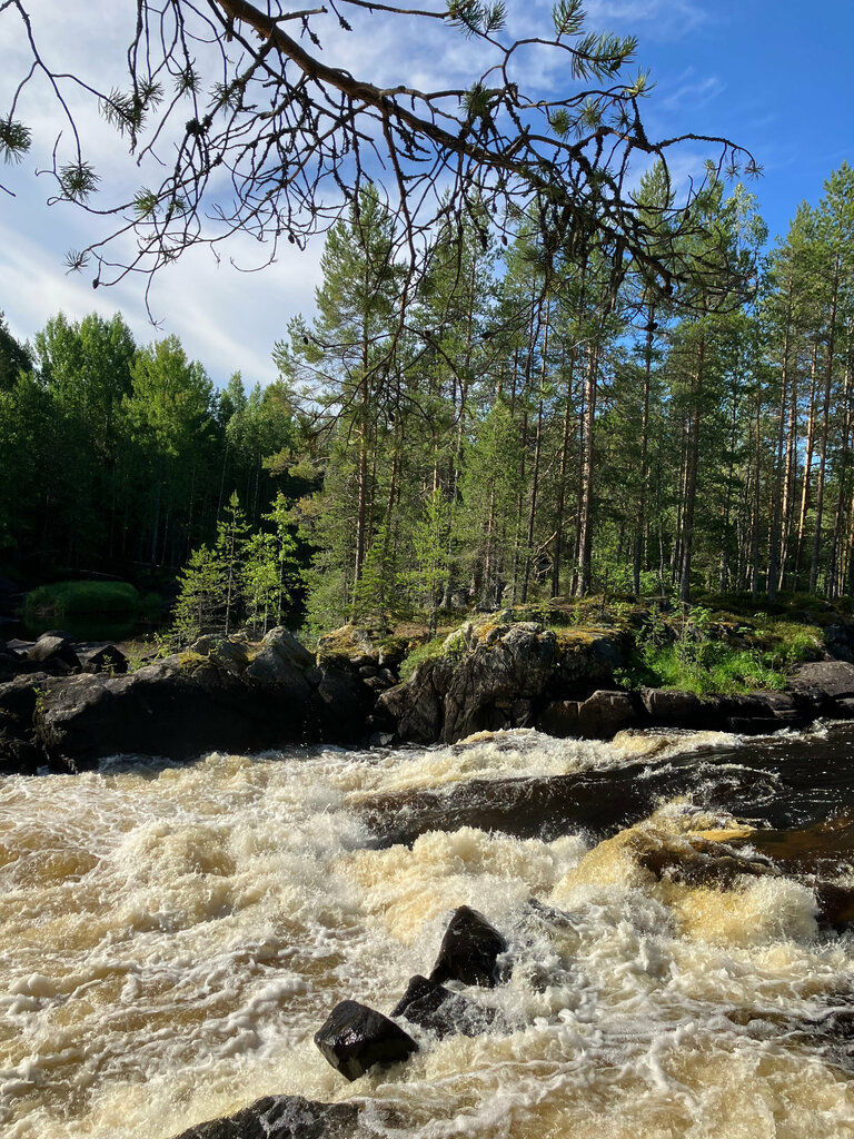 Şelale Порог Кивиристи, Karelya, foto