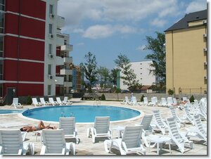 Rose Residence (Burgas Region, Nesebar, Resort of Slanchev Bryag, Kameliya District), otel  Güneş Sahili Tatil Tesisleri'nden