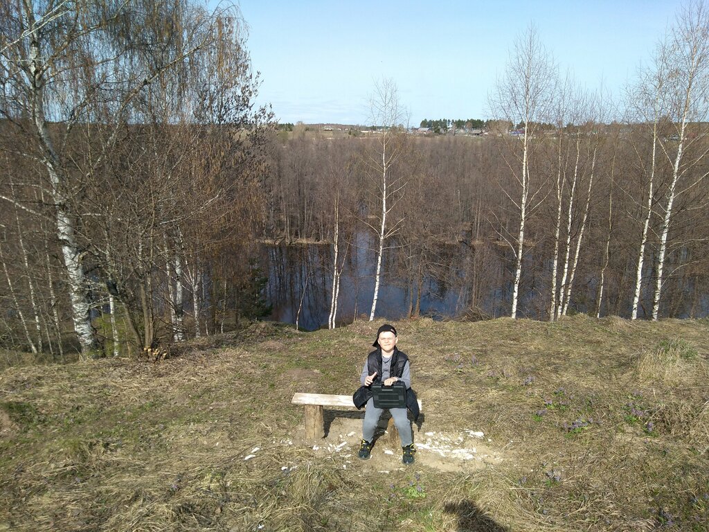 Piknik alanı Прусов пляж, Vladimirskaya oblastı, foto