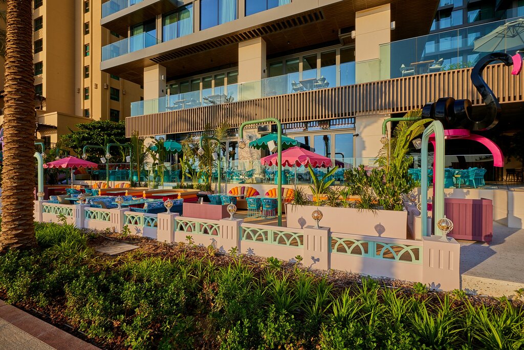 Restoran Black Flamingo, Dubai, foto