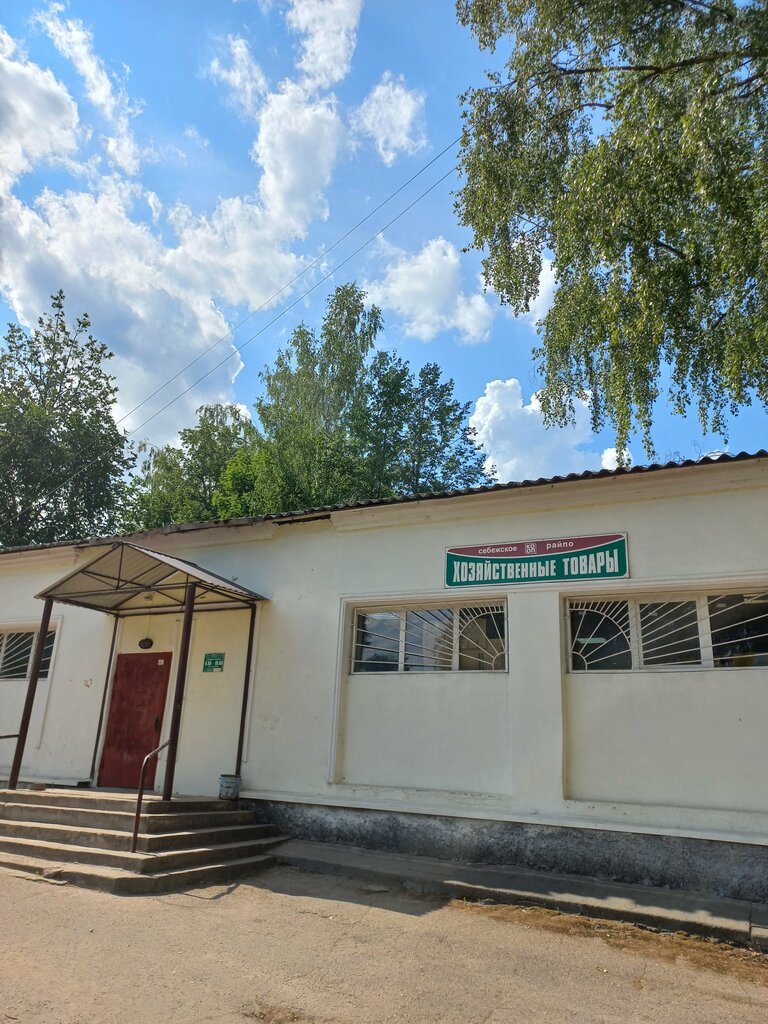 Ev temizlik ürünleri Khozyaystvenny magazin Sebezhskoye RayPO, Pskovskaya oblastı, foto