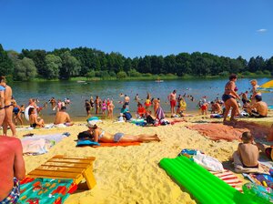 Пляж Авиагородок (Moscow Region, Domodedovo City District, Vzlyot Park), plaj  Domodedovo'dan