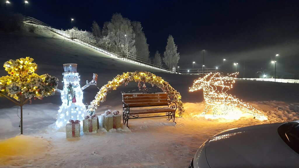 Benzin istasyonu Azs, Krasnoyarski krayı, foto