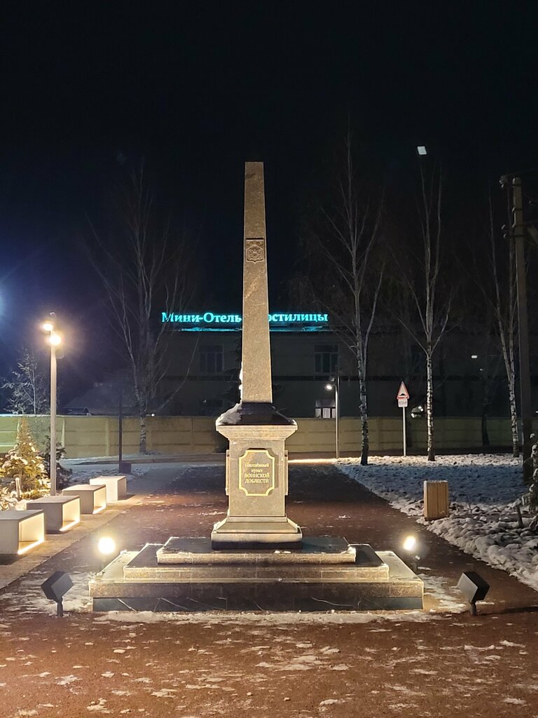 Dekorasyon ve süsleme, onur panosu Населённый пункт воинской доблести, Saint‑Petersburg ve Leningradskaya oblastı, foto
