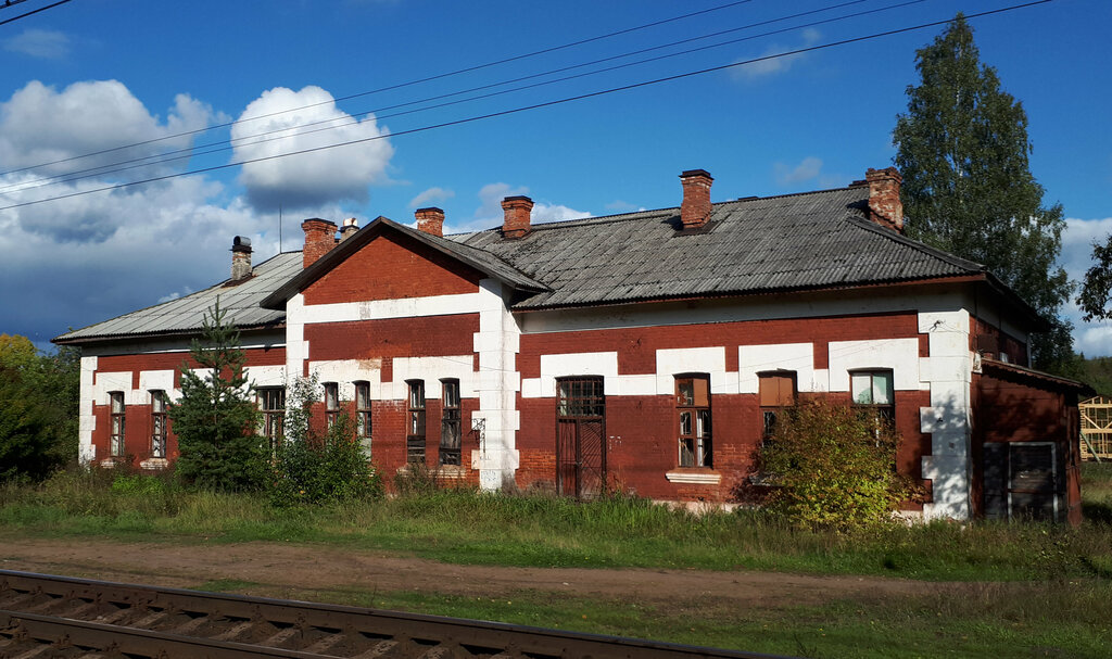 Turistik yerler Вокзал станции Слудицы, Saint‑Petersburg ve Leningradskaya oblastı, foto