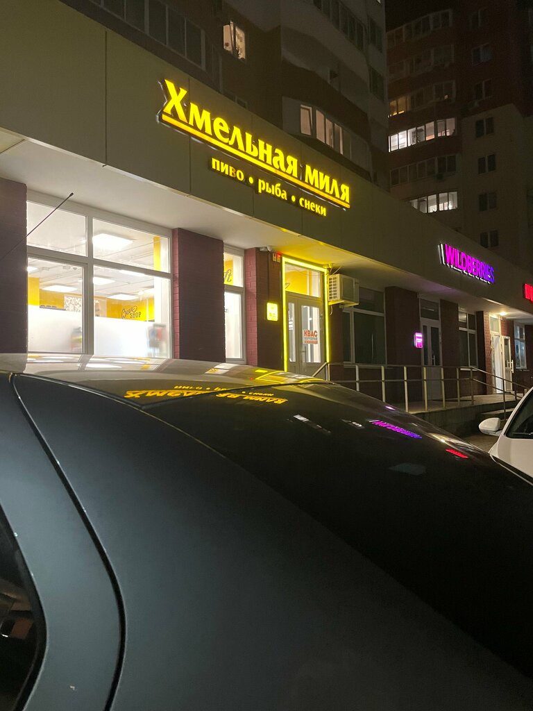 Bira dükkanı Khmel'naya Milya, Briansk, foto