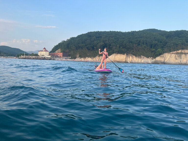 Kürek sörfü SurfPoint Agoy, Krasnodarski krayı, foto