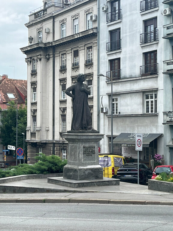 Anıt, heykel Rigas Feraios Monument, Belgrad, foto