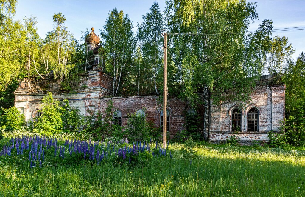 Ortodoks kiliseleri Rozhdestva Presvyatoy Bogoroditsy v Mariyskoy Lise Church, Kirovskaya oblastı, foto