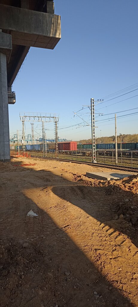 Yük istasyonu Kuntsevo-2 Station, Moskova, foto