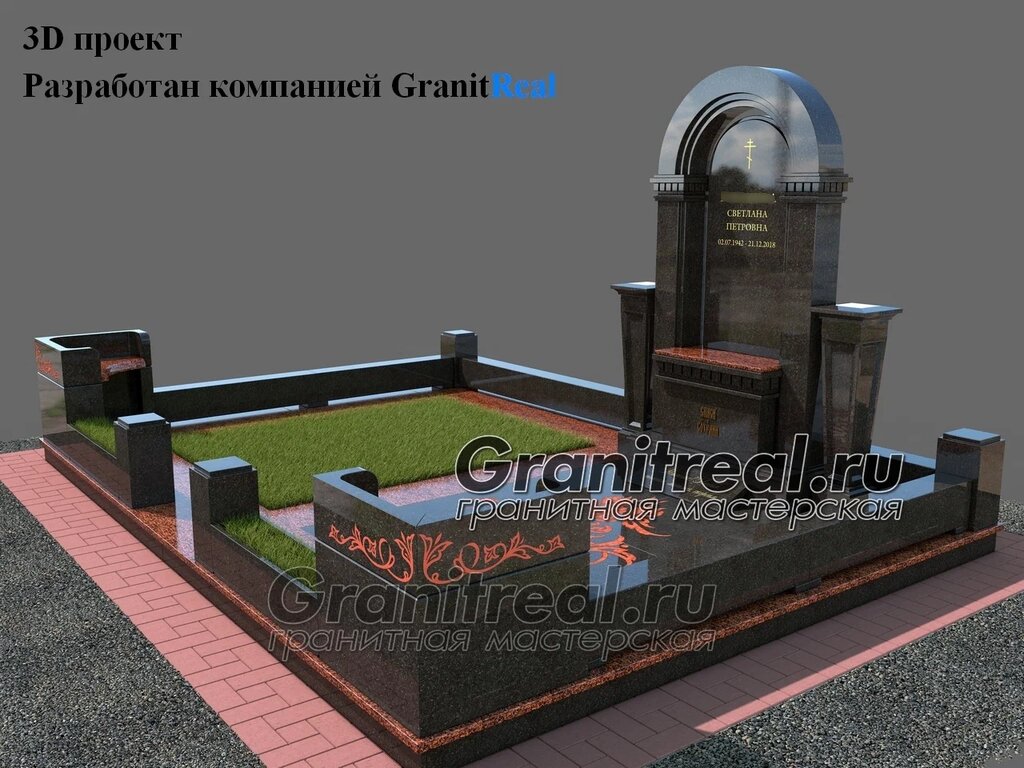 Heykel ve mezarlık taşı üreticileri GranitReal, Odintsovo, foto