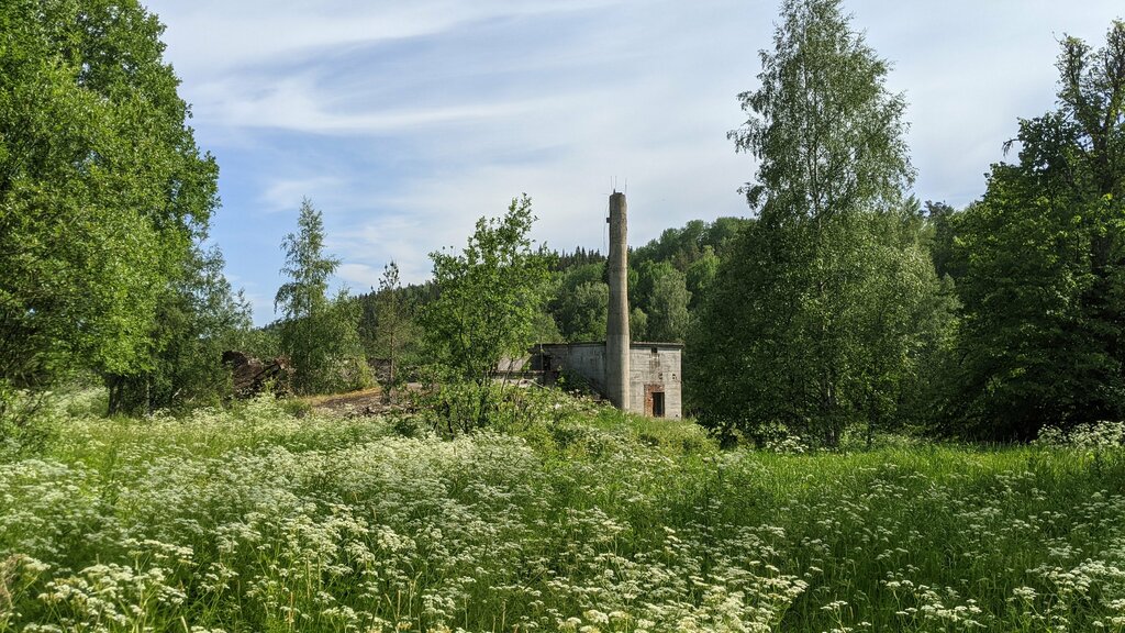 Turistik yerler Руины войлочной фабрики Kirvun Huopatehdas OY, Saint‑Petersburg ve Leningradskaya oblastı, foto