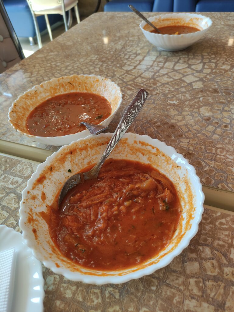 Kantin, yemekhane Ayya, Krasnodarski krayı, foto