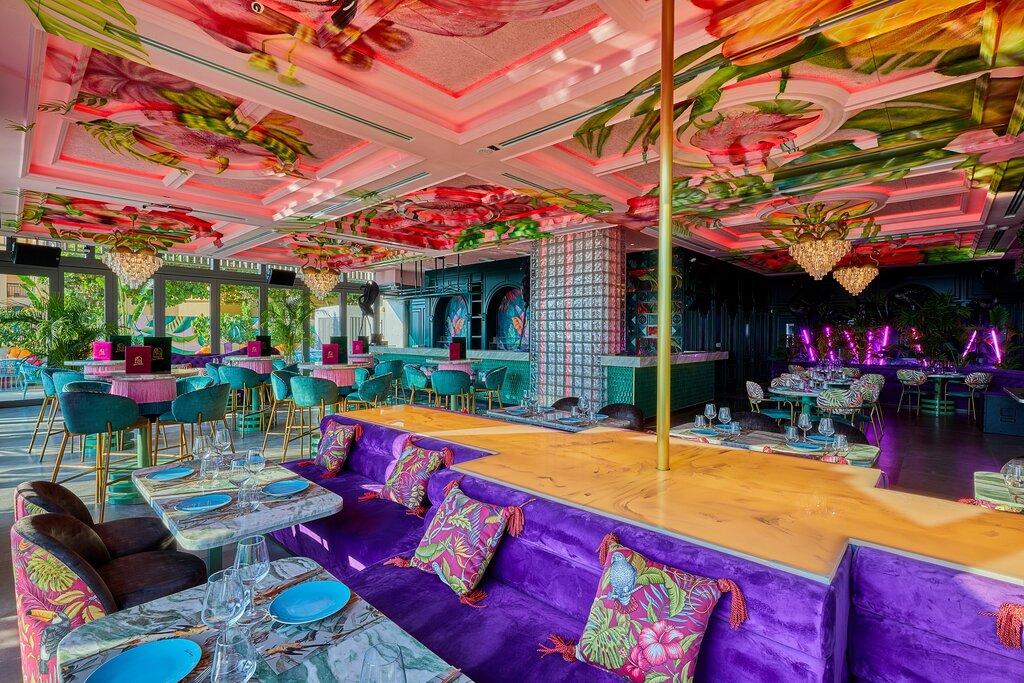 Restoran Black Flamingo, Dubai, foto