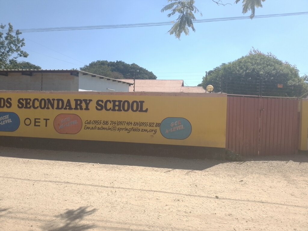 Ortaokul Springfields Secondary School, Lusaka, foto